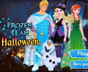 Frozen Team Halloween: Elsa, Anna, Olaf e Kristoff alla festa di Halloween